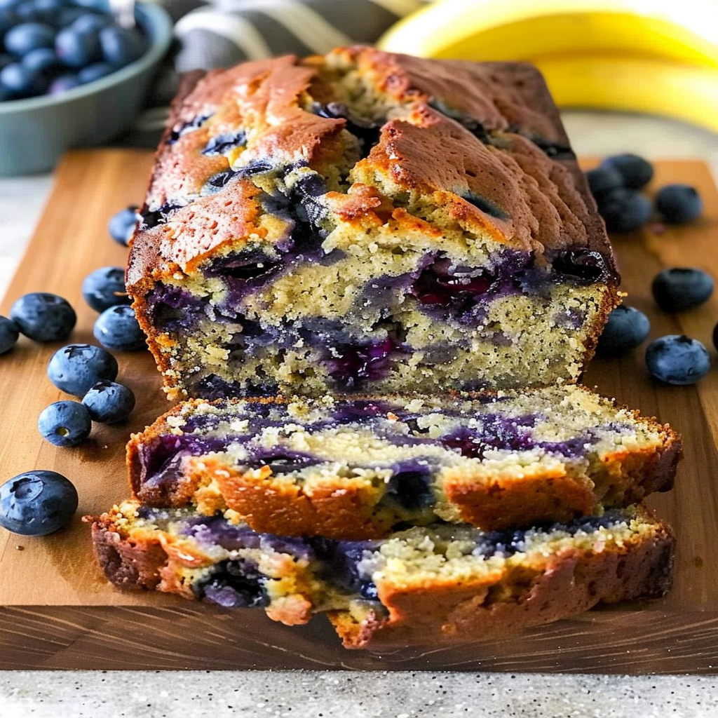 Blueberry Banana Bread