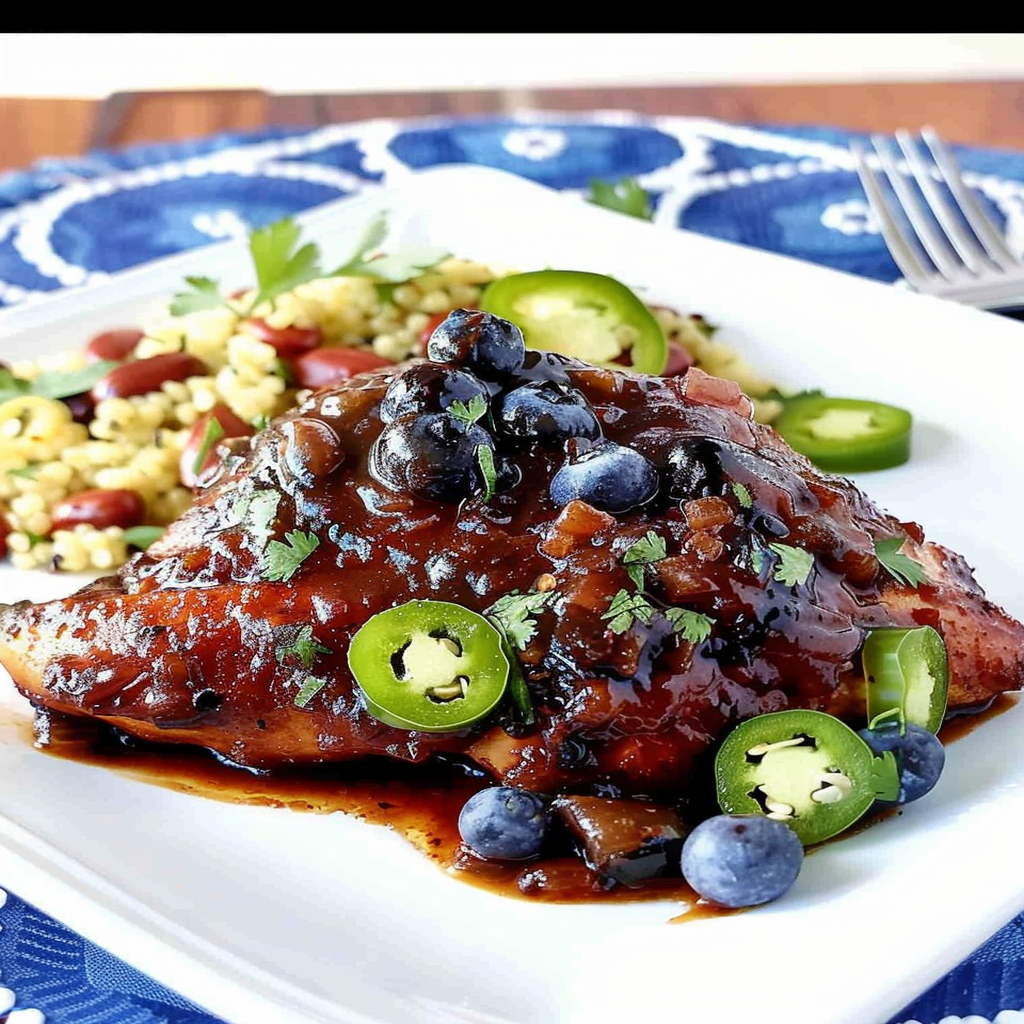 Blueberry Chile Chicken