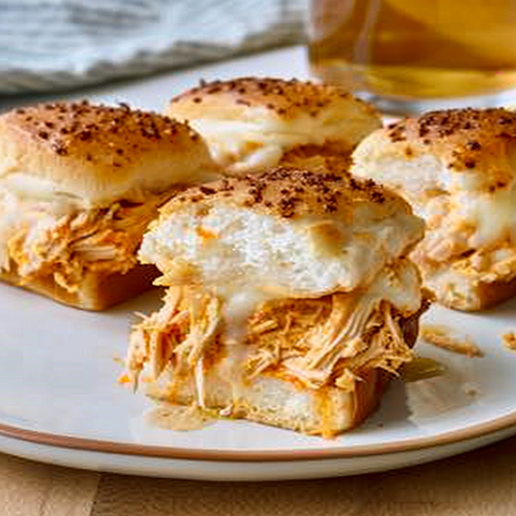 Buffalo Chicken Dip Sliders