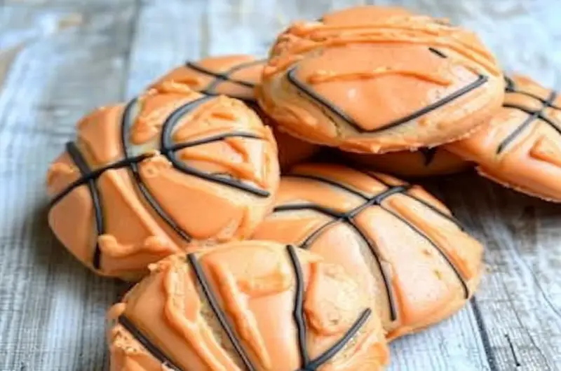 Easy Slam Dunk Basketball Cookies