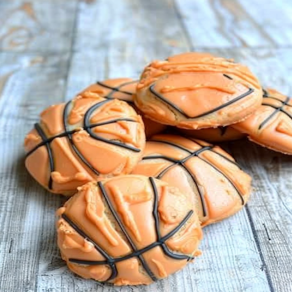 Easy Slam Dunk Basketball Cookies