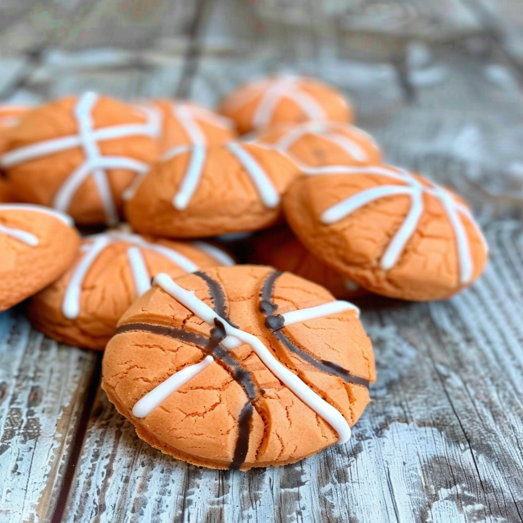 Easy Slam Dunk Basketball Cookies