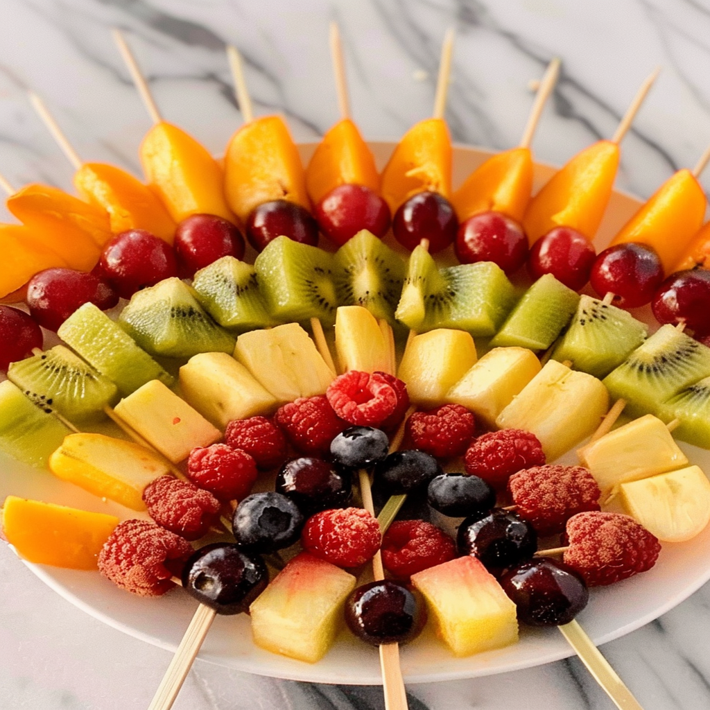 Fruit Skewers – Super Bowl Party Food Idea