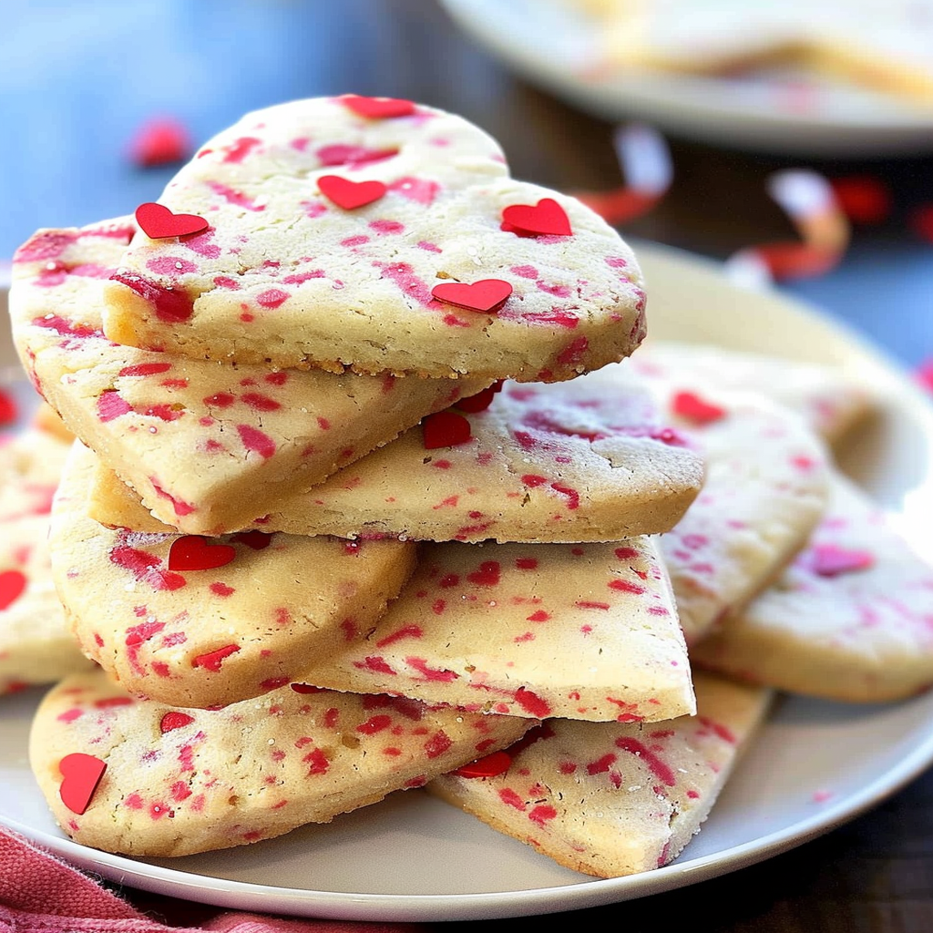 Heart Shortbread Cookies – Valentine’s Food Idea