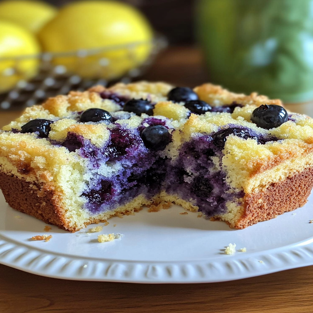 Lemon Blueberry Coffee Cake
