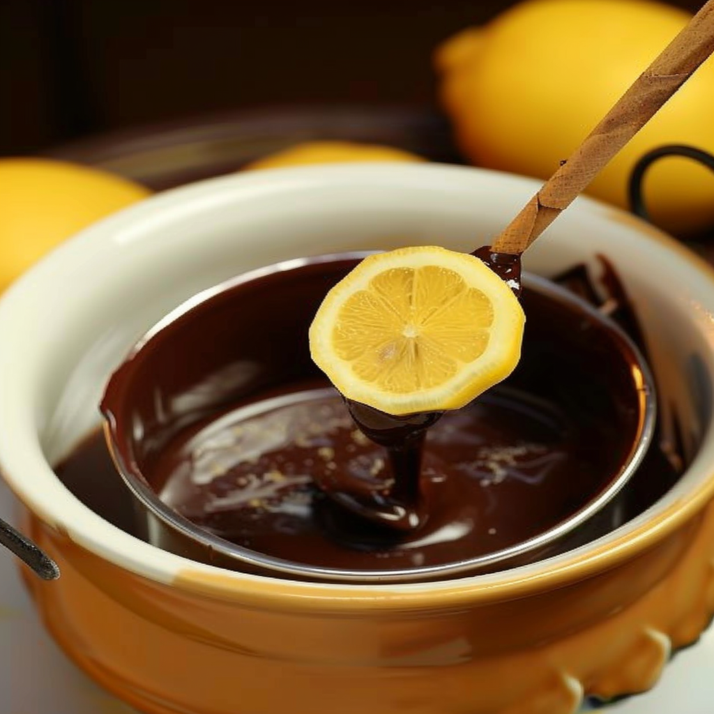 Lemon Chocolate Fondue