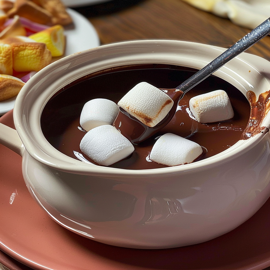 Marshmallow Chocolate Fondue