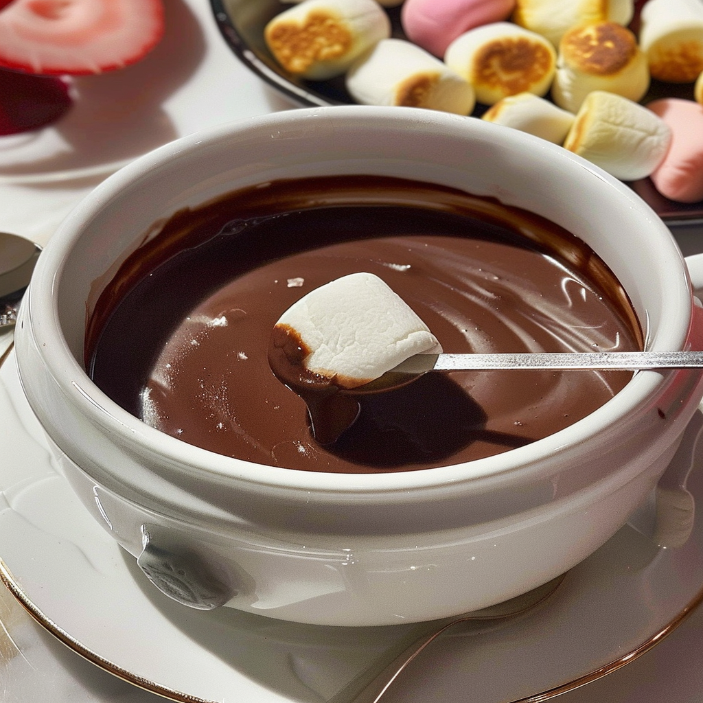 Marshmallow Chocolate Fondue