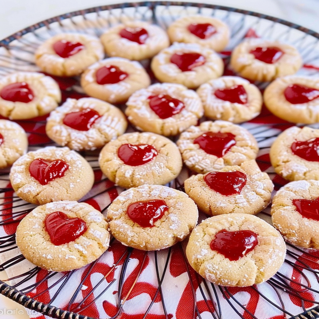 Sweetheart Thumbprint Cookies