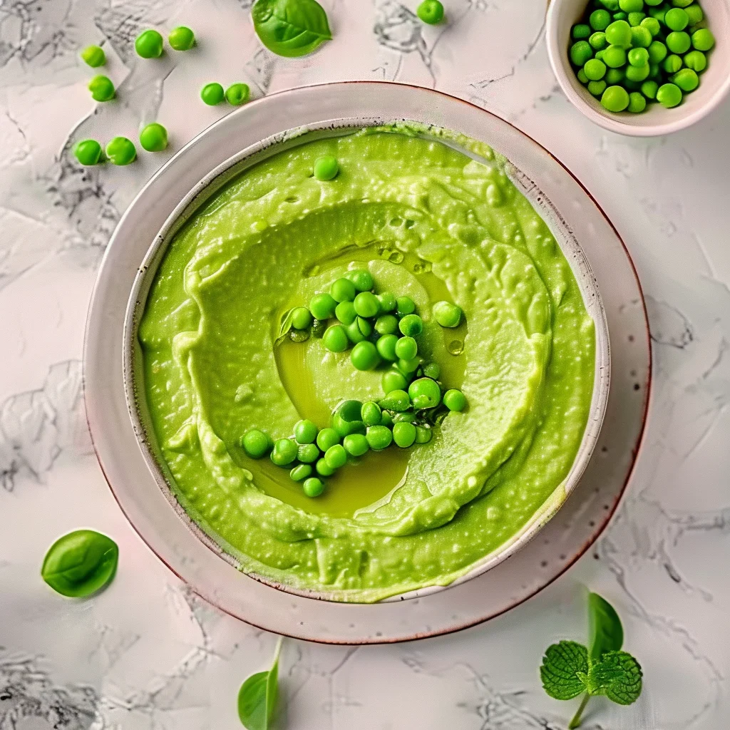 Creamy Green Pea Puree: The Best Healthy Dip Ever - yumyumrecipeshub.com