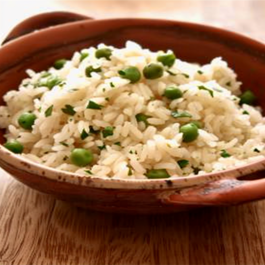 Green Pea Rice Pilaf