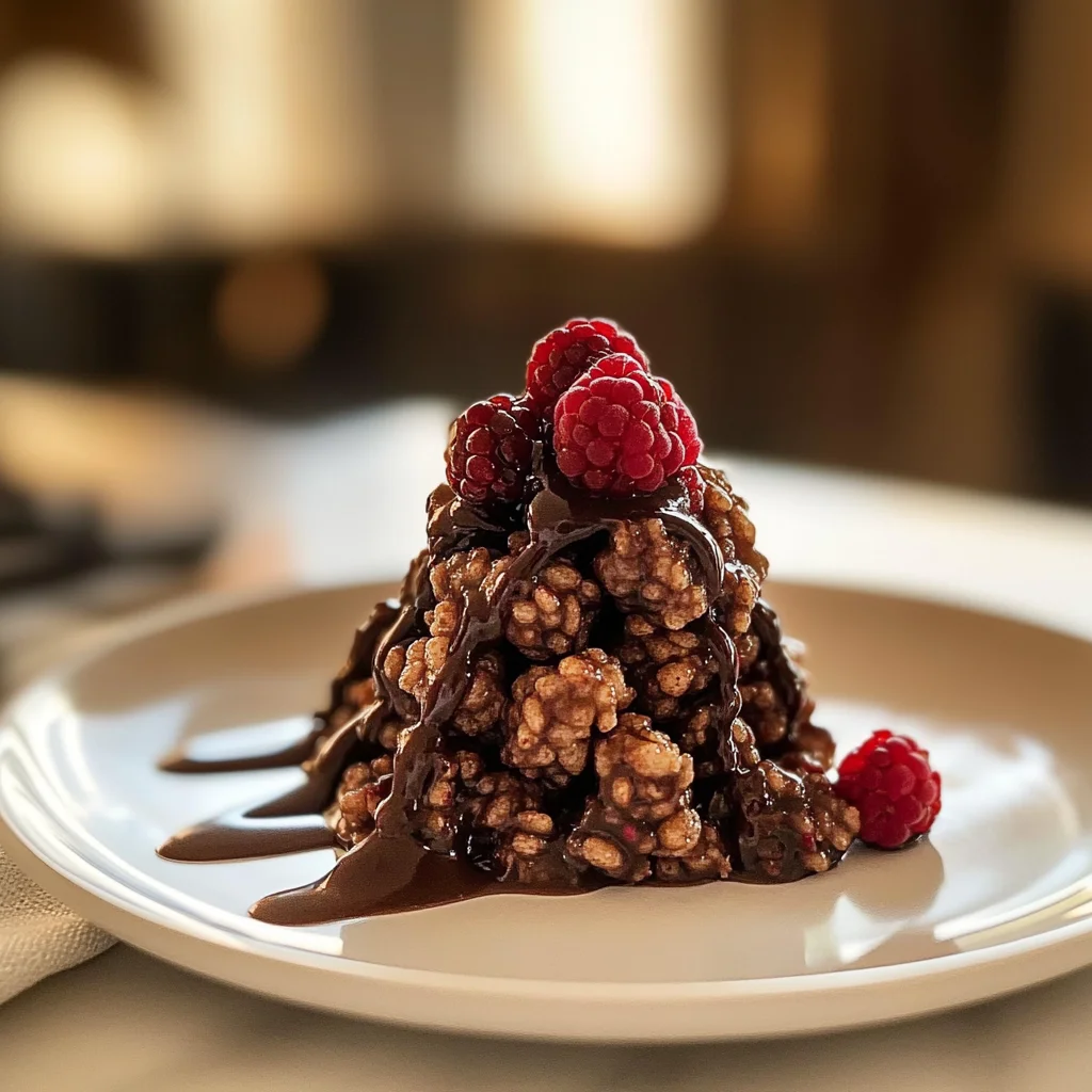 Chocolate Berry Puffed Rice Cluster: Joyful Crunchy Treats ...