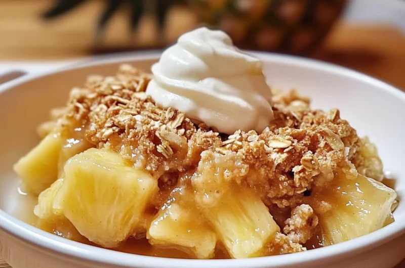 Pineapple Tropical Fruit Skillet Crisp: A Sweet Delight ...